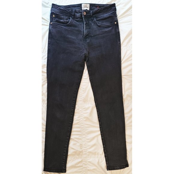 Sezane | Jeans | Sezane Denim Perfect Slim Parfait Black Skinny Jeans 0 ...